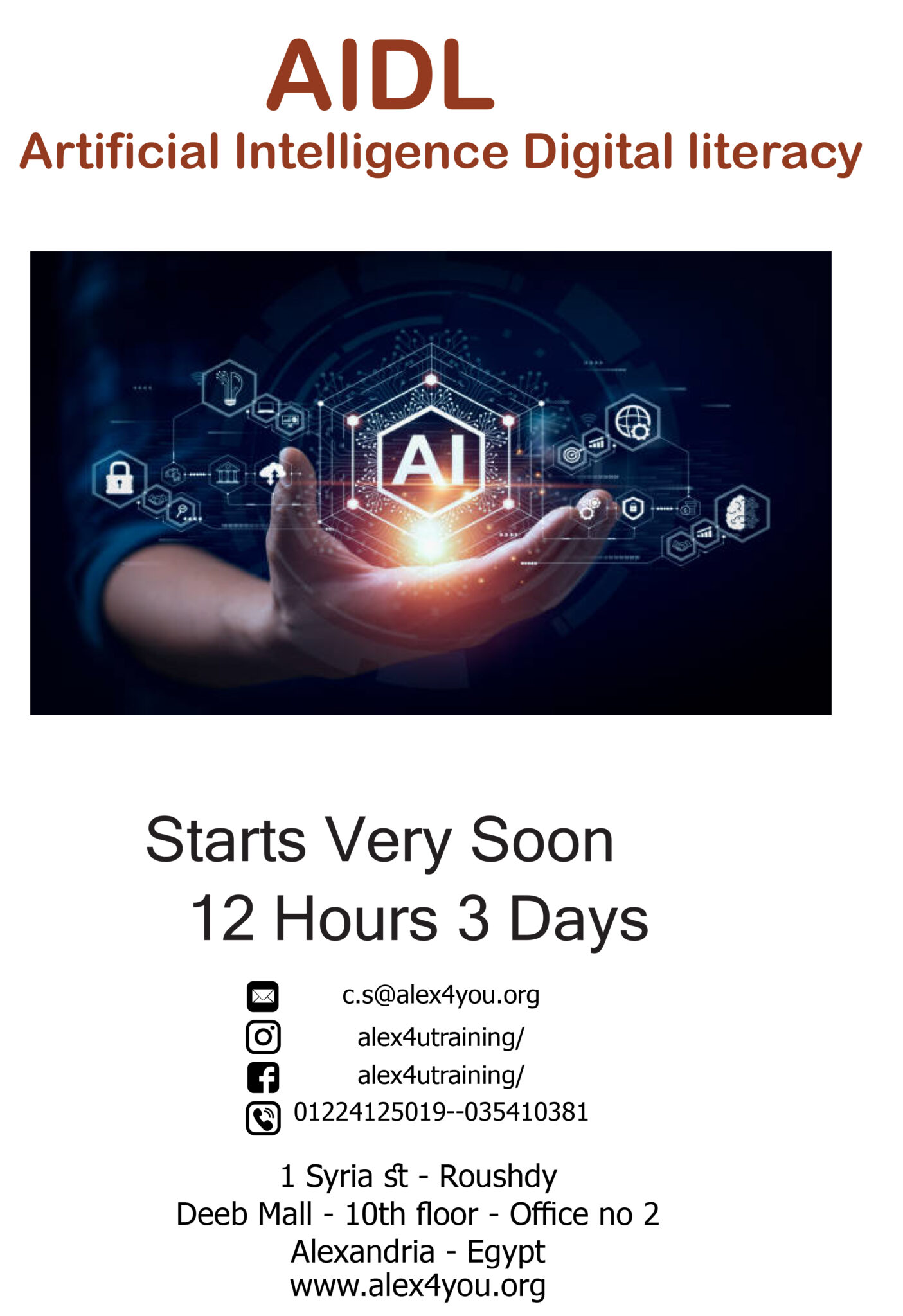 AIDL (Artificial Intelligence Digital Literacy) - Alex 4 You